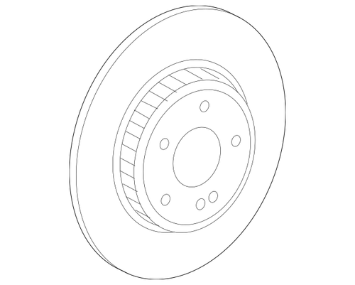 Mercedes Benz CLS53 AMG CLS450 2019-2023 Rear Disc Brake Rotor ...