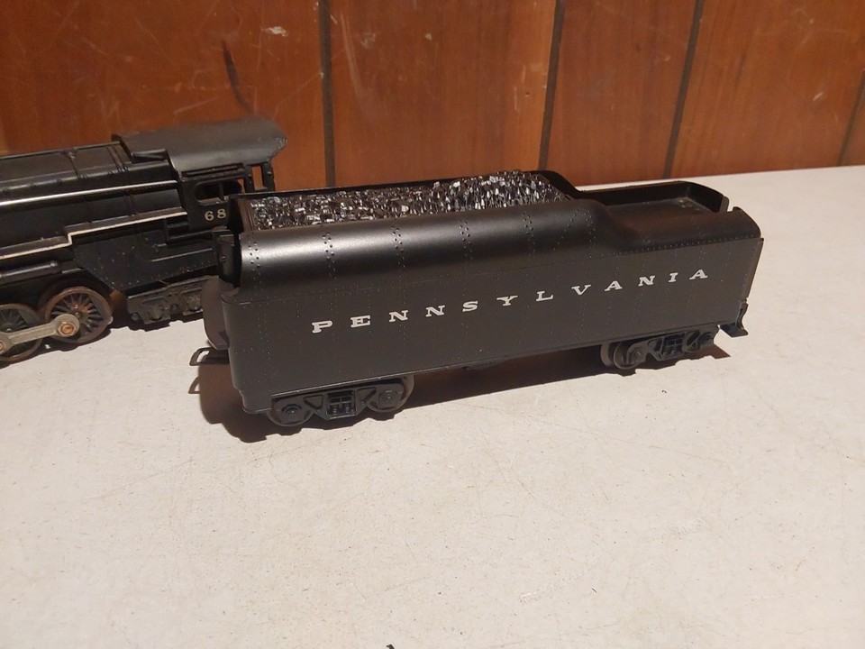 POSTWAR LIONEL 682 PRR S2 STEAM TURBINE & 2046W-50 TENDER , C-7 EX+ ...