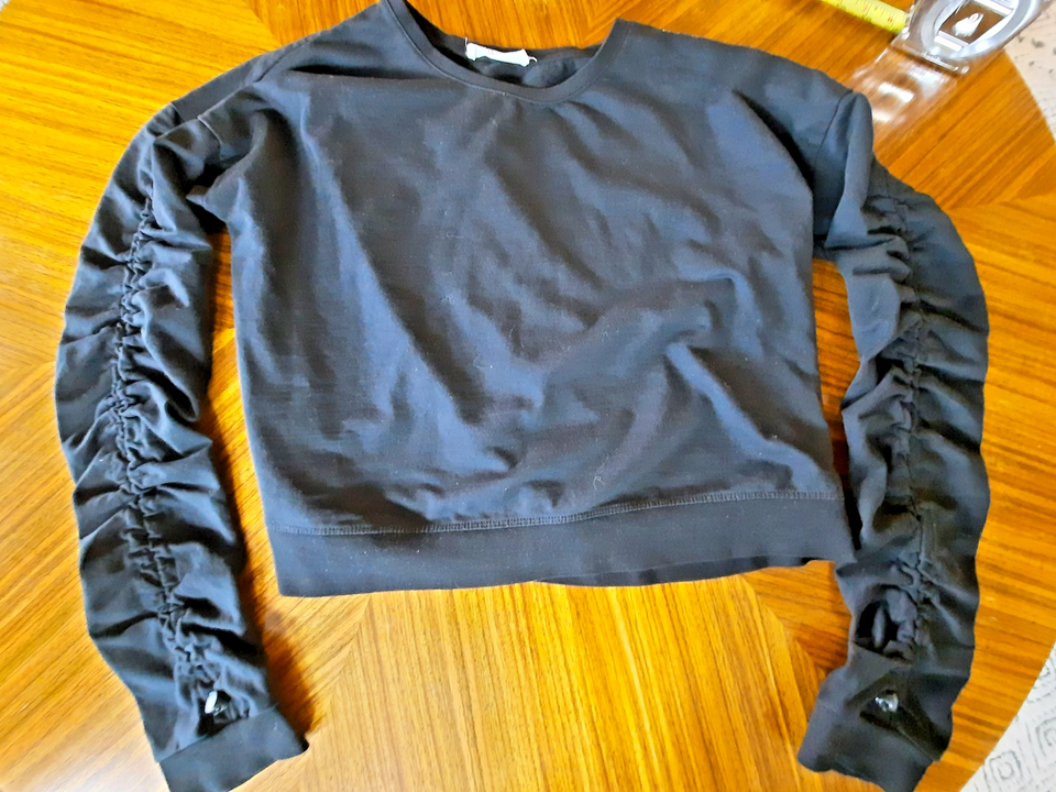 "NEVER AGAIN" fancy sleeved shirt LCW young brand women's | eBay