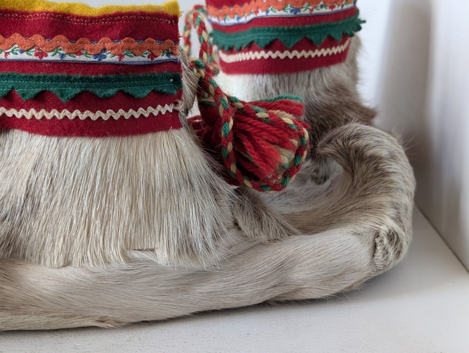 Vintage Saami Lapland Shoes Reindeer Fur Boots Sami Boots Shoes ...