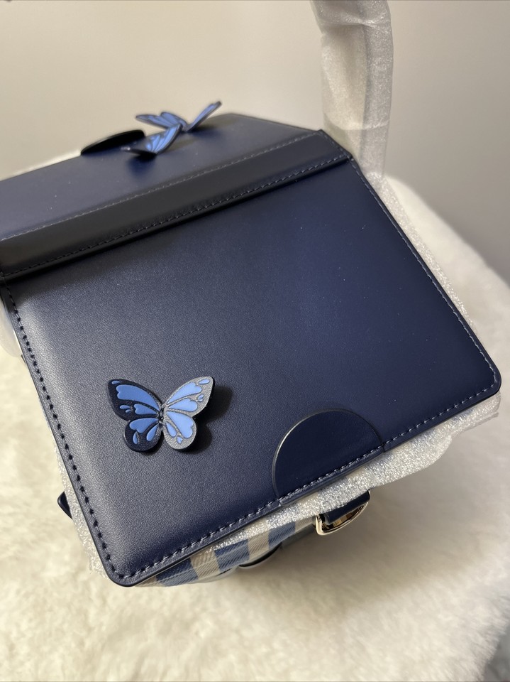 NWT Kate Spade Flutter Fly Picnic Basket - Crossbody Bag Blue Multi ...
