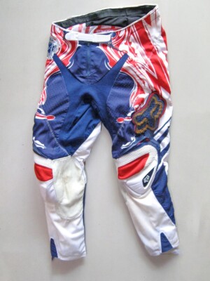 2007 Fox Team USA Motocross Supercross Pants Size 34 Vintage MX | eBay