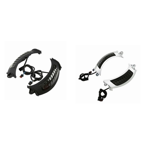 Motorcycle LED Side Marker Turn Signal Light Harley Touring Road Glide ...