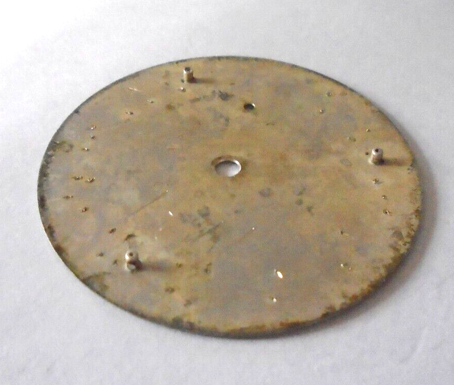 WALTHAM 12 SIZE COLONIAL METAL DIAL W/ APPLIED NUMBERS --- BB-819 | eBay