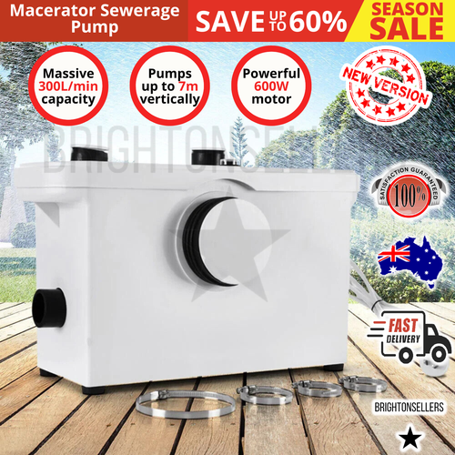 Macerator Sewerage Pump Waste Water Marine Toilet Disposal Unit Laundry ...