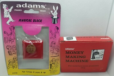 Magic Money Maker USA Adams Magic plus Magical Block turn a penny to a ...
