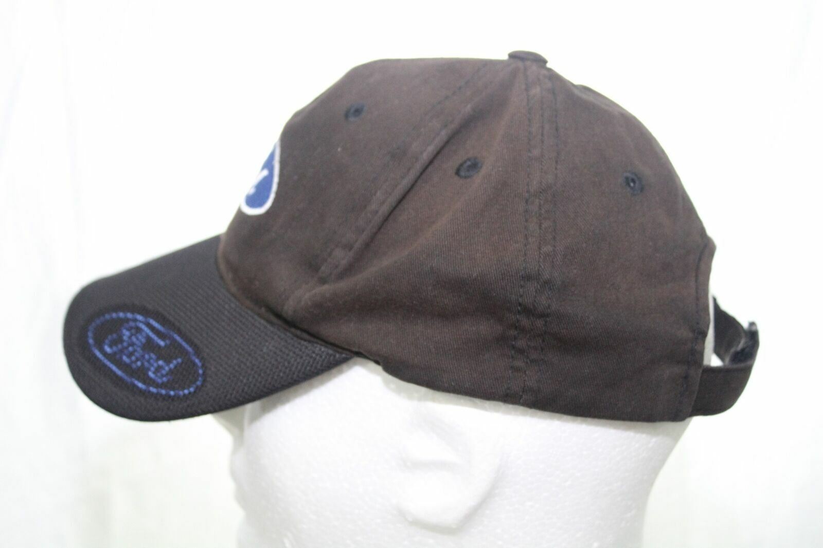 VTG 90s Ford Motor Checkered Flag Sports Racing Hat Fitted Cap Sz Small ...