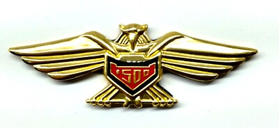 Honda Goldwing GL1500 2.5 Inch Wide Gold Color Eagle Emblem Stick On | eBay