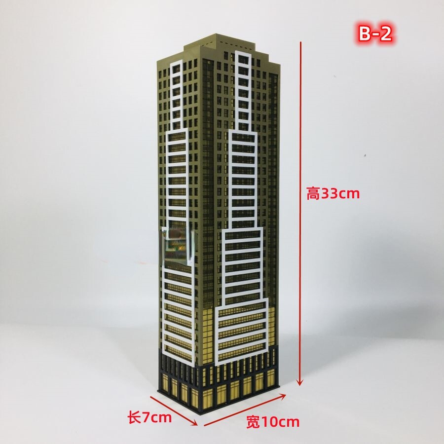 1:300 Diorama Building Model High-rise Skyscraper Scene Architectural ...