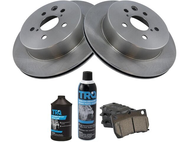 Rear TRQ Brake Pad and Rotor Kit fits Lexus GS300 2006 23JRBW | eBay