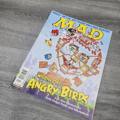 MAD MAGAZINE- WE PISS OFF ANGRY BIRDS 0CT 2011 #511 | eBay