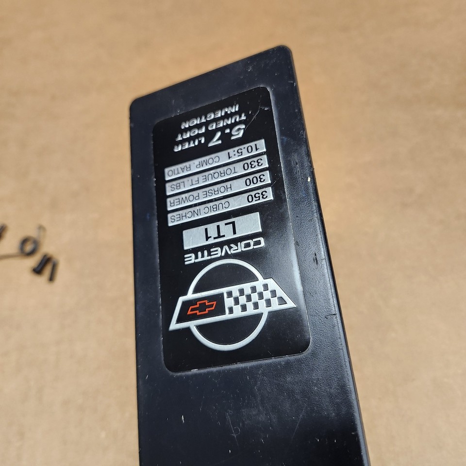 92-93 C4 Corvette Center Console Ash Tray Cover Door Ashtray Plate ...