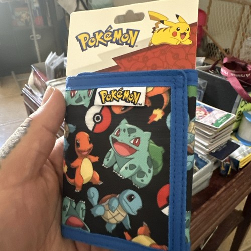 Pokemon squirtle charmander bulbasaur trifold wallet brand new Bioworld ...