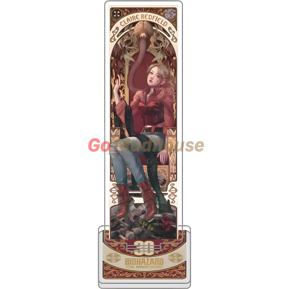 Resident Evil 30th Anniversary Acrylic Stand 15cm – Character Selection ...