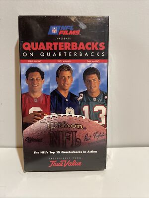 NFL Films Quarterbacks on Quarterbacks 1995 VHS Tape, New, Sealed ...