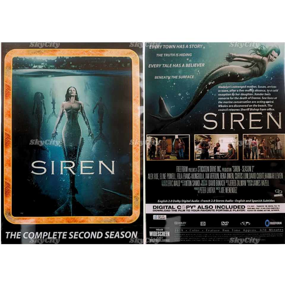 DVD Siren Season 1,2,3 or Full Set Region Free English - Price Per ...