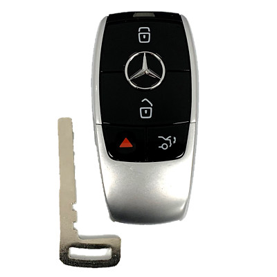 Mercedes-Benz Keyless Remote Fob + Uncut Key IYZ-MS2 | IYZMS22701AMS2 ...