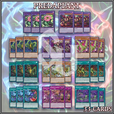 PREDAPLANT DECK 33 | Chimerafflesia Predapractice Chlamydosundew YuGiOh ...