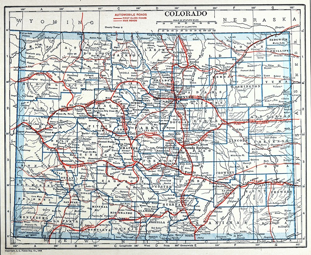 Detailed Map Of Colorado Colorado | List | AllTrails