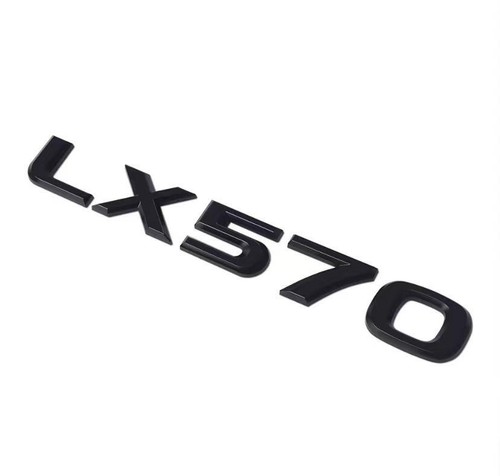 Gloss Black Letter For Lexus LX570 Car SUV Sport Emblem Rear Trunk ...