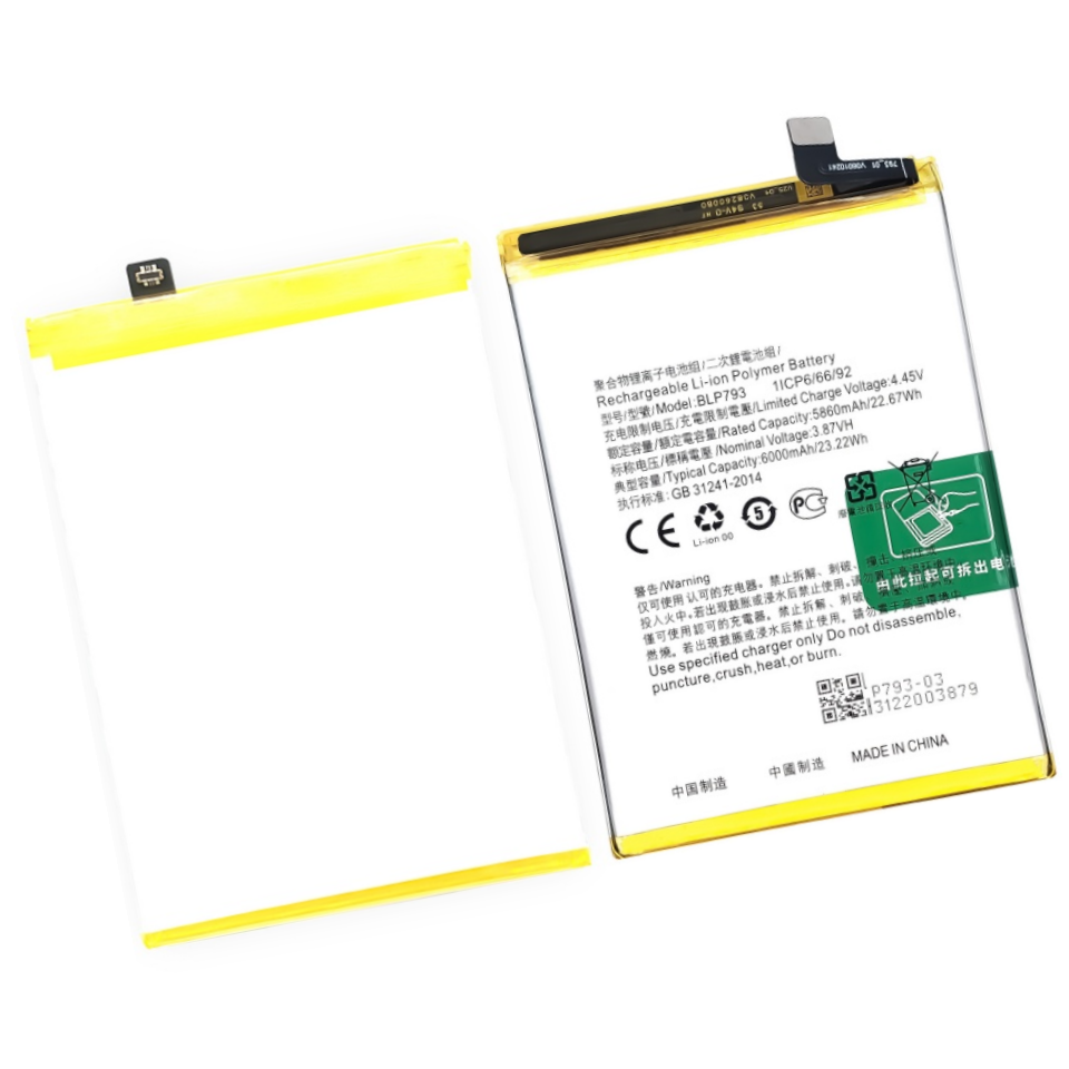 New Battery For Oppo realme C15 C12 C25 Mobile Phone Reame Narzo 30A ...