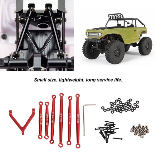 Metal Linkage Pull Rod Tie Rod Kit for AXIAL SCX24 1/24 Remote Control ...