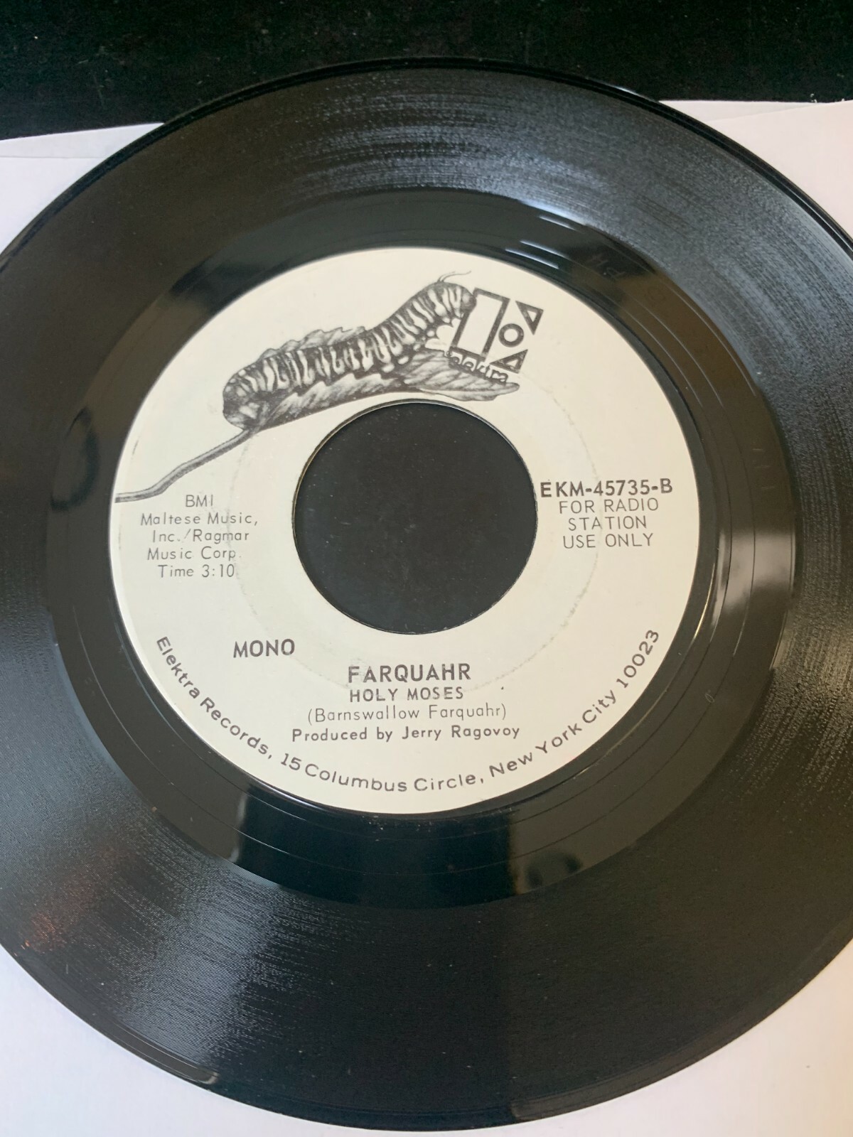 Promo 45 Farquahr "Holy Moses / My Island" Elektra NM | eBay