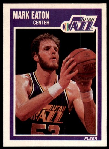 1989-90 Fleer Mark Eaton Utah Jazz #152 | eBay