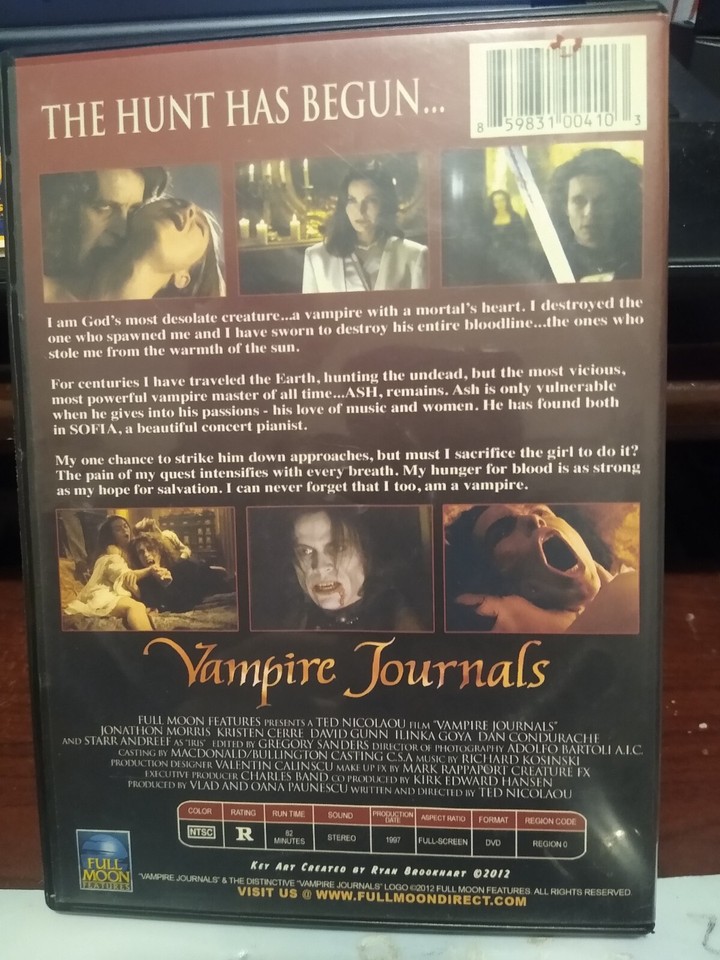 VINTAGE SUBSPECIES EPIC COLLECTION: SUBSPECIES I, II, III & VAMPIRE ...