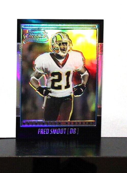 2001 Bowman Chrome #138 Fred Smoot Refractor Rookie Redskins Football ...
