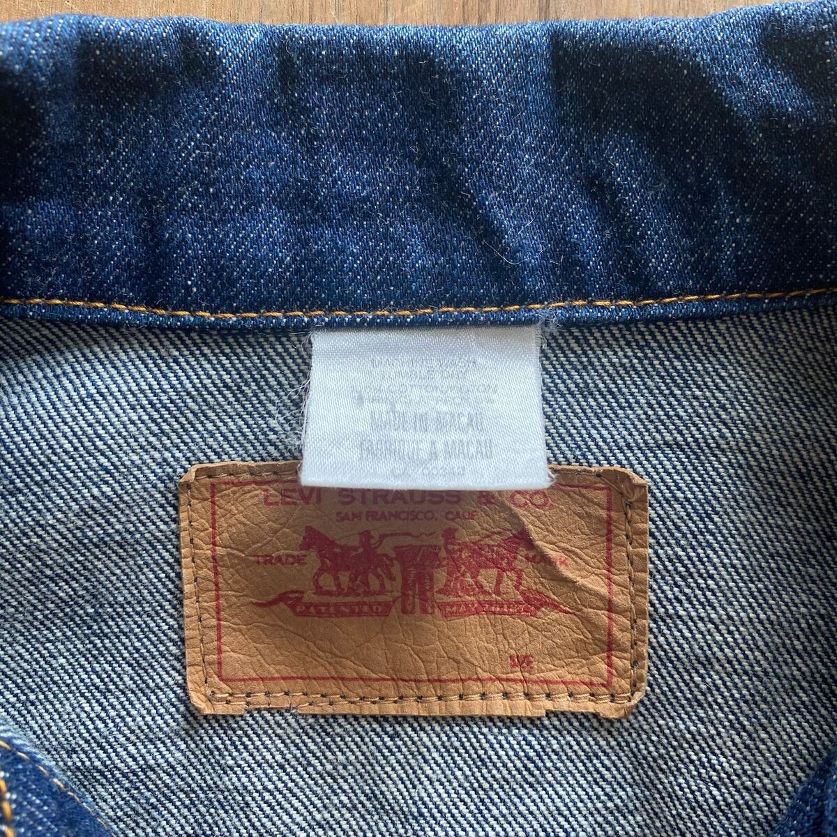Vintage 60s LEVI'S BIG E Type 3 Red Tab Denim Trucker Jean Vintage 60s LEVI'S BIG E Type 3 Red Tab Denim Trucker Jean