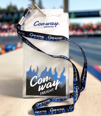 Con-Way Freight Racing Lanyard Collectible Event ID Ticket Holder ...