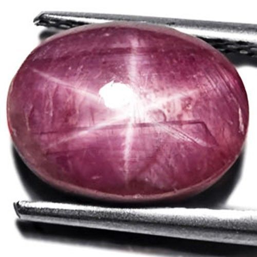 INDIA Star Ruby 6.33 Cts Natural Untreated Intense Pink Oval | eBay
