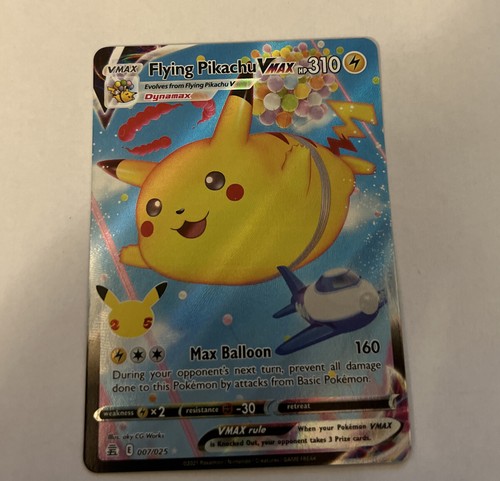 Flying Pikachu VMAX 007/025 Ultra Rare - Pokemon TCG -Celebrations - NM ...