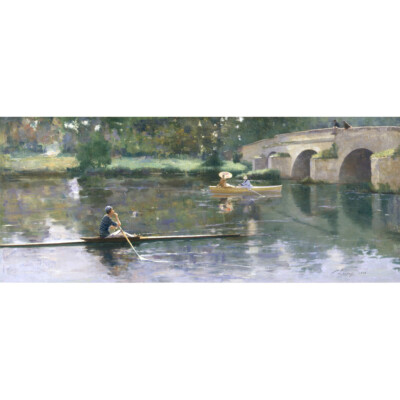 The Bridge at Grez, 1883 - J Lavery Print | eBay UK