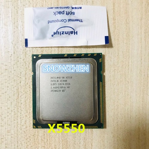 Intel Xeon X5550 CPU Quad Core 2.66GHz 8MB Cache 6.4GT/s LGA1366 SLBF5 ...