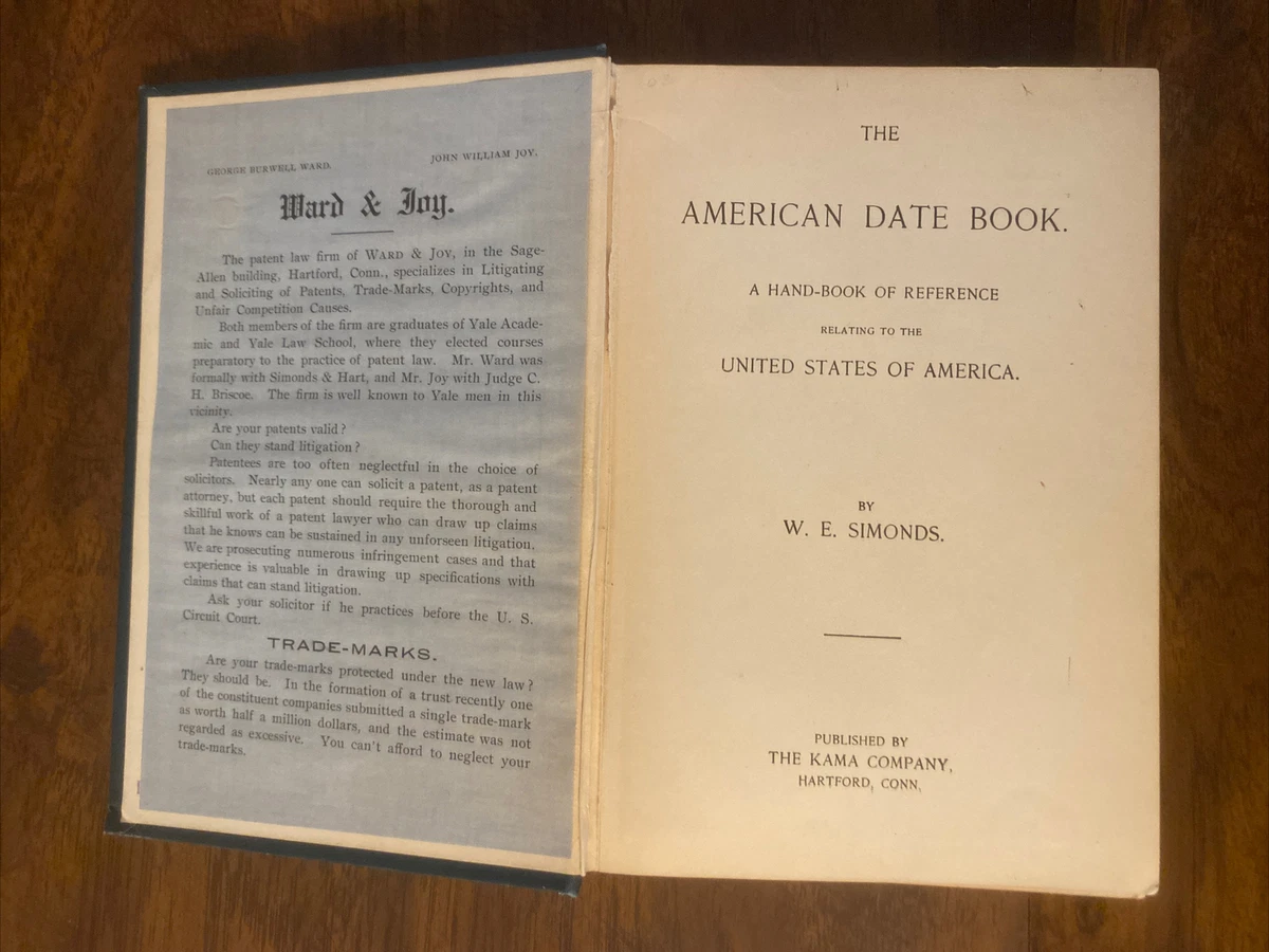 Book Copyright Date Information