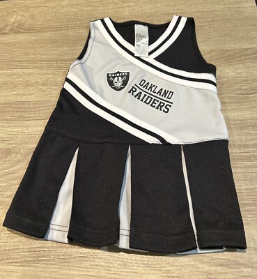 Oakland Raiders Girls Cheerleading Outfit Size 12 Months | eBay