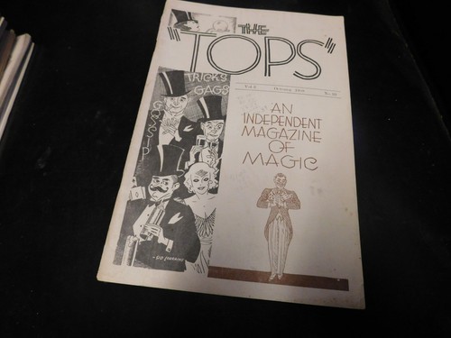 The Tops Independent Magazine Of Magic & Magicians 1938 October | eBay