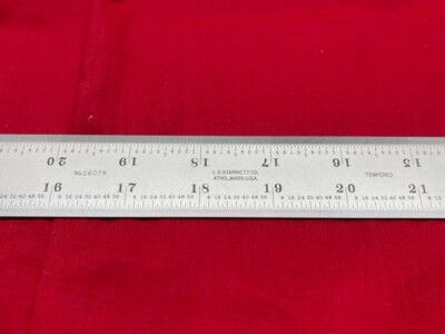 Rules - Starrett Ruler