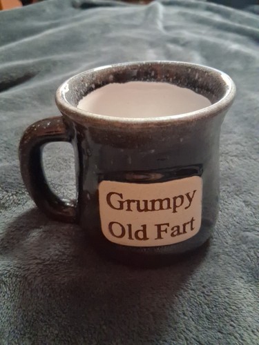 "Grumpy Old Fart" Ceramic Pottery Style Coffee Mug | eBay