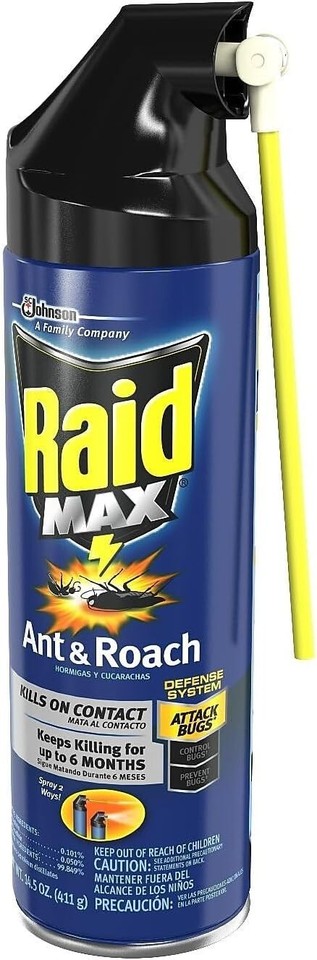 Raid Max Ant & Roach Killer 14.5 Oz. 655571 | eBay