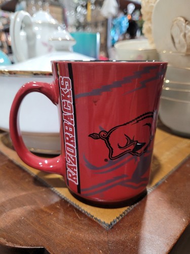 Arkansas Razorbacks Licensed Red Coffee Mug Cup NCAA | eBay