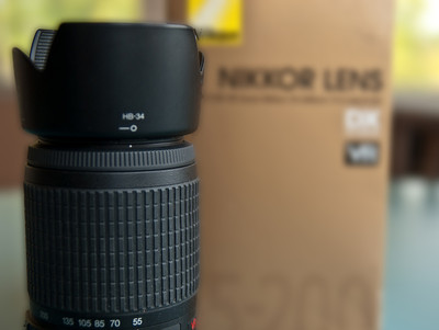 Replacement HB-34 HB34 Lens Hood for NIKON AF-S 55-200mm UK SELLER ...