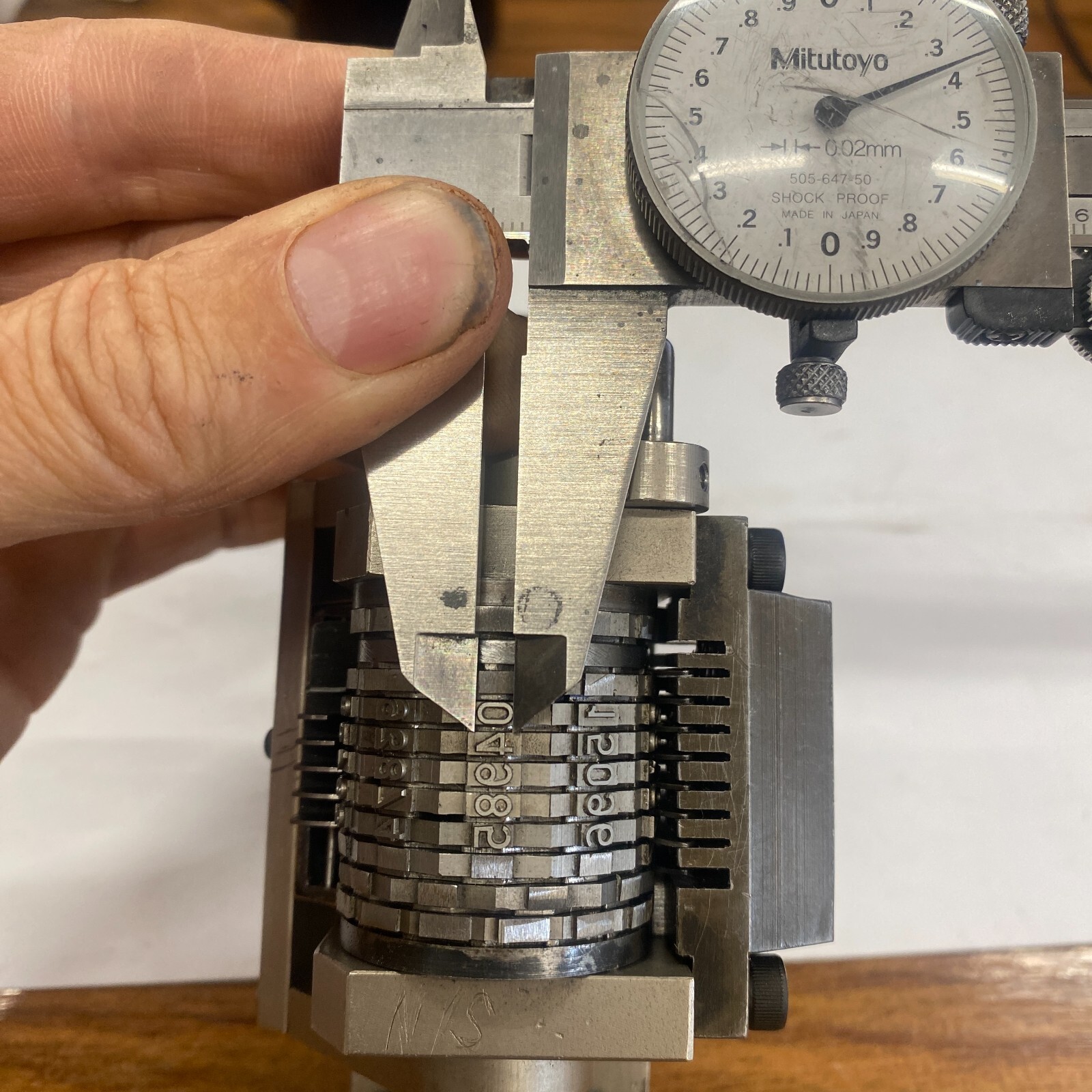 Steel mechanical industrial indexer serial number stamp head stamper ...