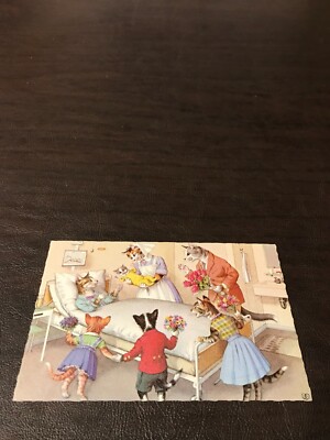 UNPOSTED POSTCARD - ALFRED MAINZER CATS - CARD NUMBER 4932 | eBay