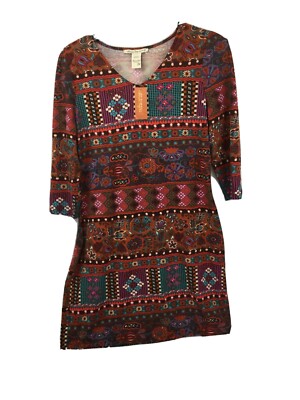 American Rag CIE Classic Brown Combo Tank Dress Size 0X | eBay