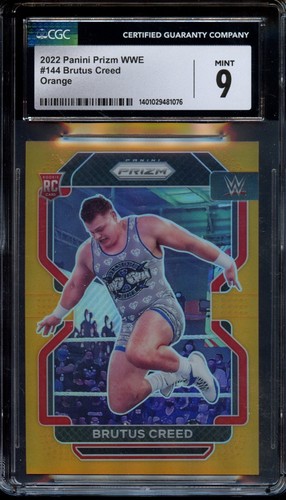 2022 Panini Prizm WWE Brutus Creed Orange CGC 9 /99 | eBay