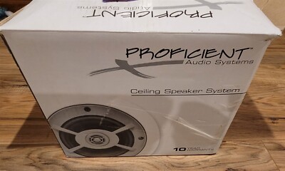 Proficient Audio 5-1/4" Ceiling Speaker System Pair - Model C500 - Lot ...