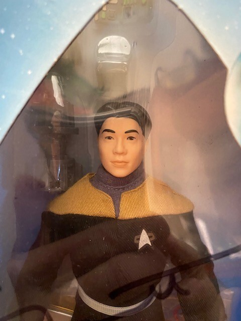 Star Trek: Voyager Ensign Harry Kim SIGNED 9" Playmates Action Figure ...